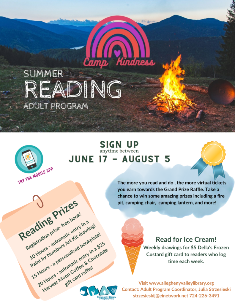 Summer Reading – Adults | Community Library of Allegheny Valley